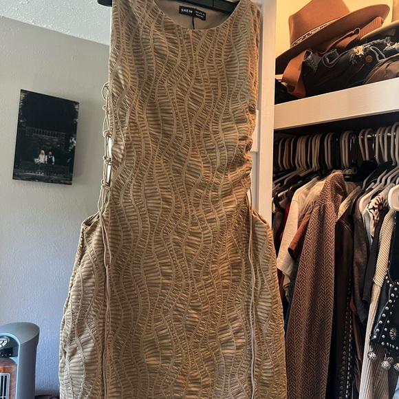 SHEIN | Dresses | Shein Wave Pattern Mini Dress | Poshmark